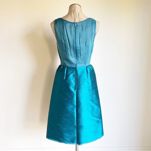 Vintage | Dresses | Vintage Blue Silk 2 Piece Dress Set | Poshmark